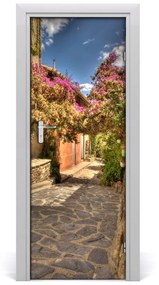Fototapeta samolepící dveře francouzské uličky 85x205 cm