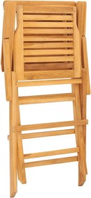 Skládací židle 4 ks 56x63x90 cm masivní teak 3155049