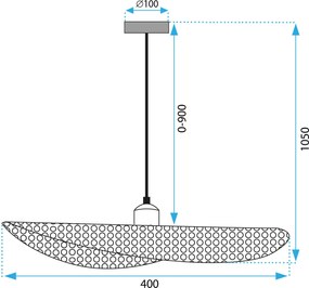 Toolight Toolight, stropní svítidlo 1xE27 APP1469-1CP, černá-zlatá lesklá, OSW-02446