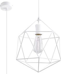 Sollux Lighting Závěsné svítidlo GASPARE bílé