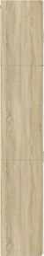 Skříň highboard dub sonoma 80 x 42,5 x 249 cm kompozitní dřevo 3281366