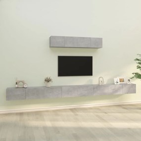 vidaXL 6dílný set TV skříněk kompozitní dřevo [3114611] Barva: šedá sonoma