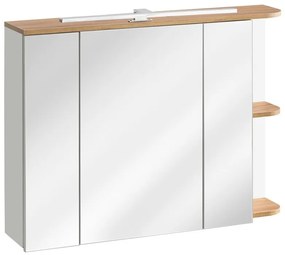 Koupelnová skříňka Platinum bílá/dub