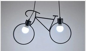 Toolight, Závěsné svítidlo kolo APP216-2CP, černá, OSW-00352