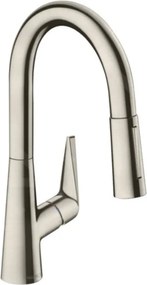 Hansgrohe Talis M51, dřezová baterie s výsuvnou sprškou, vzhled nerezavějící oceli, HAN-72815800