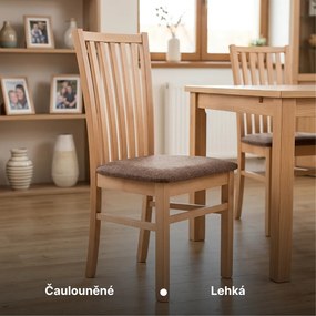 STIMA Židle K3 KR767 s čalouněným sedákem olše BOSS camel 4