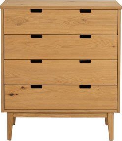 Komoda z dubového dřeva v přírodní barvě 75x85x38 cm Garrison – Rowico
