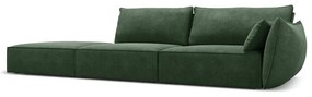 Tmavě zelená lenoška (pravý roh) Vanda – Mazzini Sofas