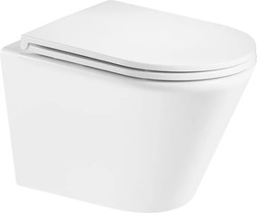 Mereo Mereo, WC závěsné kapotované, Smart Flush RIMLESS, keramické, vč. sedátka, MER-VSD85T1