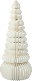 Vánoční stromek z voštinového papíru, 180 cm (bílá)