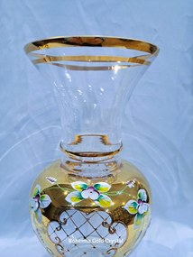 Velká Amfora váza se zlatem a smaltem 30 cm