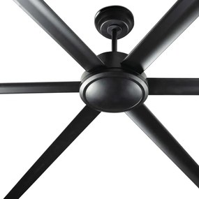 FARO 34207 - Stropní ventilátor ROTTERDAM XXL černá pr.250 cm + dálkové ovládání