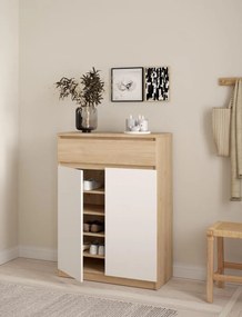 FALCO Botník Simplicity 209 jackson hickory/bílá