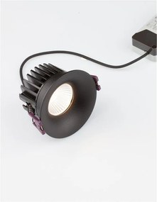 NV 9232120 Zapuštěné svítidlo BLADE černý hliník LED 12W 3000K 38st. IP65 - NOVA LUCE