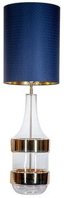 4concepts Designová stolní lampa BIARITZ Barva: Modro-zlatá