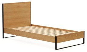 Jednolůžková postel s roštem v přírodní barvě 90x190 cm Taiana – Kave Home