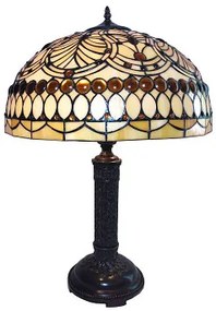 Stolní lampa Tiffany ART DECO Clayre &amp; Eef 5LL-6068