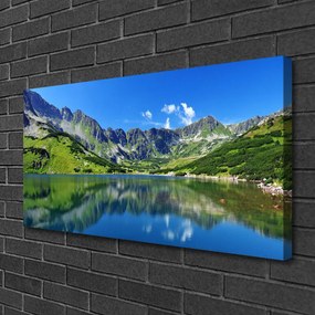 Obraz na plátně Hora Jezero Krajina 100x50 cm