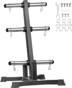 Stojan na činky pro domácí posilovnu, 5,1 cm, nosnost 453,6 kg