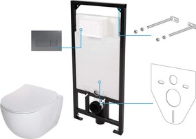 Deante Toilet set, concealed, 6 in 1