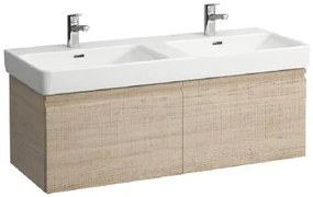 Laufen Pro S - Umyvadlová skříňka, 1260x450x390 mm, 2 zásuvky, světlý dub H4835710964791