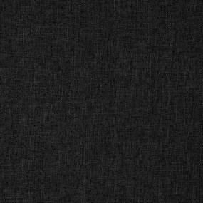 Otočná lenoška na podlahu černá textil 336580