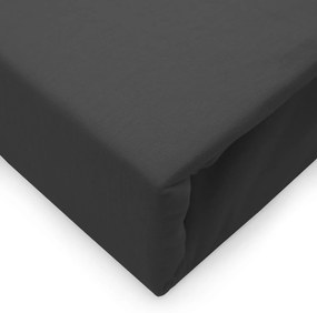 ELASTICKÉ JERSEY PROSTĚRADLO 180X200 CM, VÝŠKA 30 CM ČERNÁ