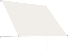 Zatahovací markýza krémová 200 x 150 cm 143765