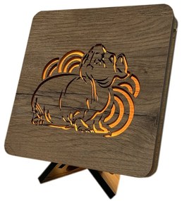 Li-Go "Skinny morče" lampa 19x19cm provedení povrchu: bříza