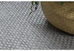 koberec kulatý TIMO 6272 SISAL venkovní světle šedá velikost kruh 150 cm | krásné koberce cz