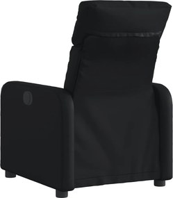 Elektrické polohovací křeslo černé umělá kůže 3206735
