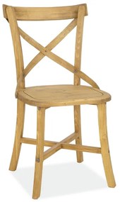 MAXIVA Jídelní židle - LARS, celodřevěná, různé dekory na výběr Barva/dekor: medová borovice