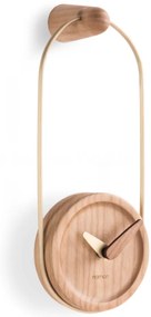 Designové nástěnné hodiny Nomon Eslabon GO oak small 26cm