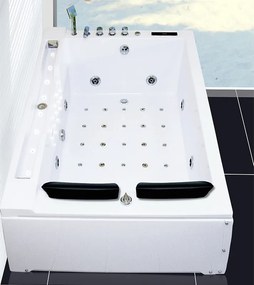 Terra Hydromasážní vířivá vana Fenix 606BH 180x120 s ohřevem vody, levá