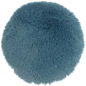 Kulatý dekorační polštářek MATS 40 cm, modrý