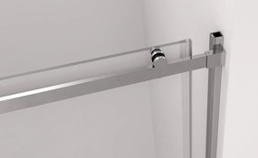 Polysan Polysan, THRON LINE ROUND sprchové dveře 1200 mm, kulaté pojezdy, čiré sklo, TL5012-5005