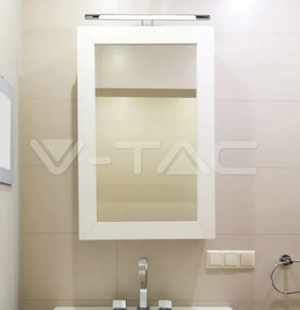 V-TAC Zrcadlové LED svítidlo 8 W Chrome, teplá bílá, 500 mm