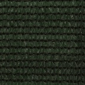 vidaXL Balkonová zástěna tmavě zelená 90 x 500 cm HDPE