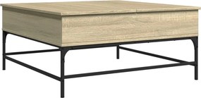 Konferenční stolek dub sonoma 95 x 95 x 45 cm kompozit a kov 3217065