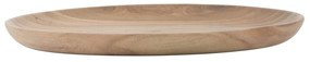 IB LAURSEN Dřevěný talíř Acacia 25 cm, přírodní barva, dřevo