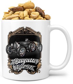 Hrnek Bugatti Type 3 (Náplň hrníčku: Směs slaných oříšků)