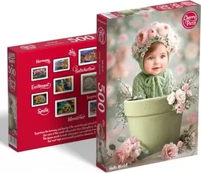 CHERRY PAZZI Puzzle Ahoj světe! / 500 dílků / 50 x 34,5 cm