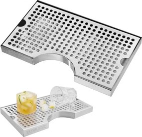 Kegerator odkapávací tác na pivo 304 nerezové tácy na sudy s protiskluzovými
