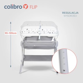 Dětský skládací přebalovací pult s vaničkou Colibro FLIP