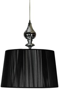 Černý závěsný lustr Gillenia pro žárovku E27  - Candellux