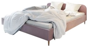 Čalouněná postel LOFT, 120x200, itaka 58 + rošt + pěnová matrace DE LUX