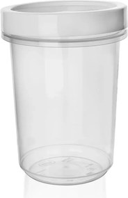 Orion Kulatá dóza s bílým víčkem na závit, těsnící - UH WHITE 0,5 l
