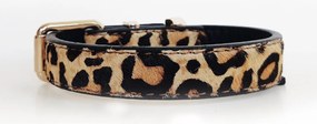 MILK&PEPPER Milkandpepper Obojek pro pro psy Leopard Velikost: 35x2 cm