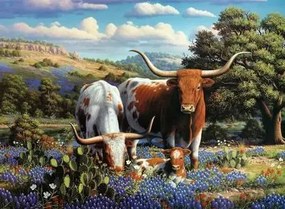 Ravensburger Dobytek na louce / 500 dílků / od 12 let
