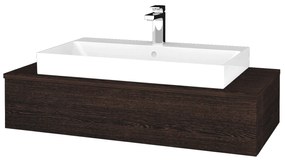 Dřevojas Koupelnová skříňka MODULE SZZ 100 Varianta: N01 Bílá lesk / D08 Wenge